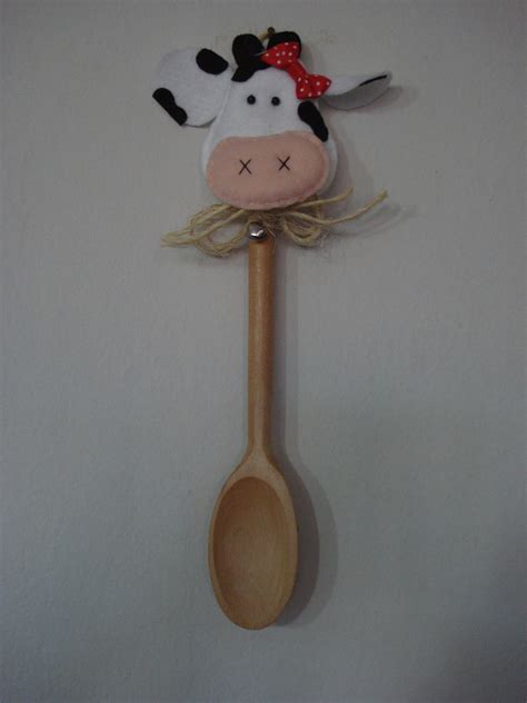 Colher De Pau Decorada Lilaz Artes Elo