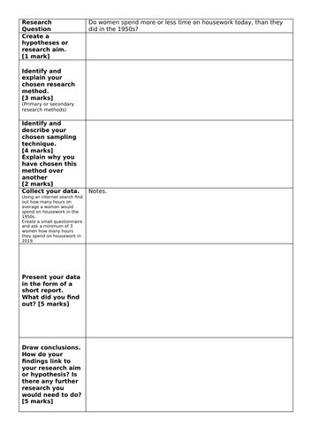 Gcse Sociology Research Methods Teaching Resources