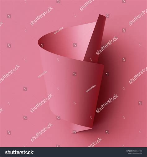 3d Render Abstract Fashion Pink Background Stock Illustration