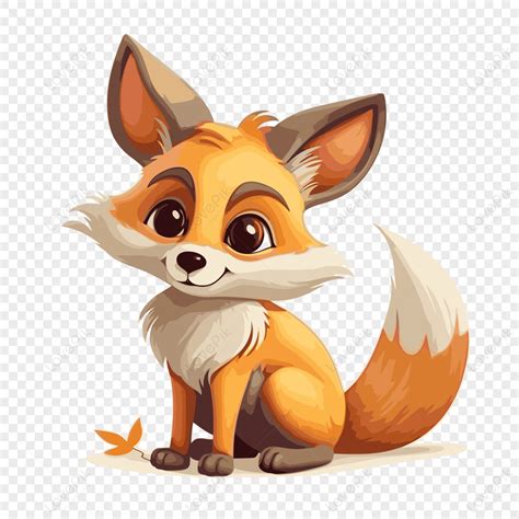 现实的狐狸 向量卡通片剪貼畫eps圖案素材免費下載，可愛卡通圖片，尺寸4267 × 4267px Lovepik