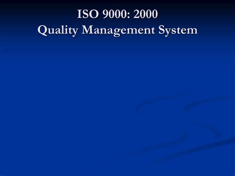 Ppt Iso 9000 Implementation Powerpoint Presentation Free Download