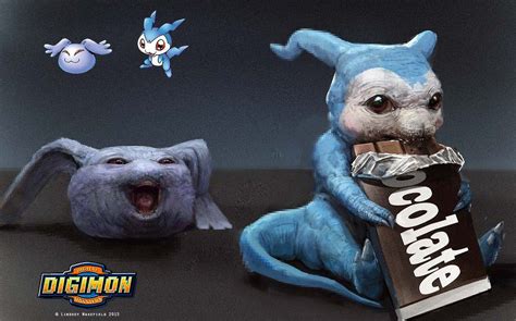 Digimon Demiveemon And Pagumon Digimon Digimon Adventure Digimon Digital Monsters