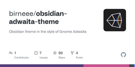 Github Birneeeobsidian Adwaita Theme Obsidian Theme In The Style Of