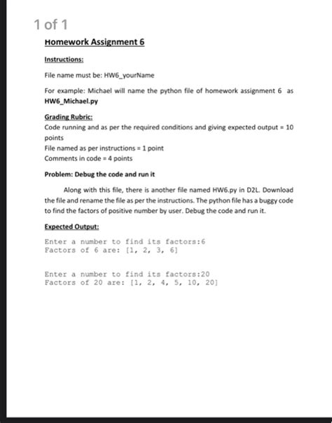 Solved Of Homework Assignment Instructions File Name Chegg