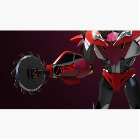 Knockout Transformers Prime 3d 모델 다운로드 로봇 On