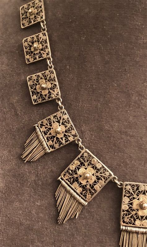 Proantic Collier Argent Filigrane