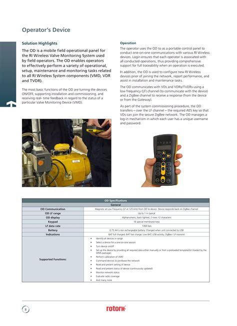 Wireless Valve Monitoring System From Rotork Pdf