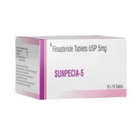 5mg Sunpecia Fenasteride Tablet At ₹ 150stripe Fincar In Umred Id