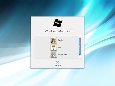 Windows Mac Os X Login By Marfilgonca On Deviantart