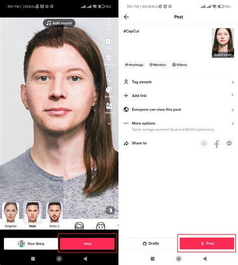 How To Do Gender Swap Filter On Capcut The Nature Hero
