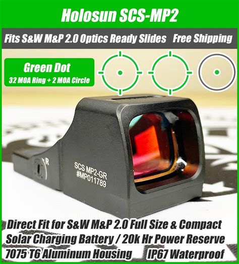 Top 9 Sandw Mandp 2 0 Full Size And Compact Holosun Red Dot Sights Freedom