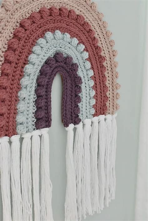 Buy Rainbow Wall Hanging Crochet Pattern Online In India Etsy