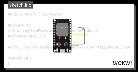 Esp32 Neopixel Wokwi Esp32 Stm32 Arduino Simulator