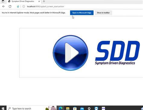 How To Fix Sdd For Jlr To Work In Edge With Ie Mode After Windows