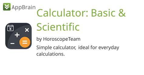 Calculator Basic And Scientific For Android App Stats And Insights