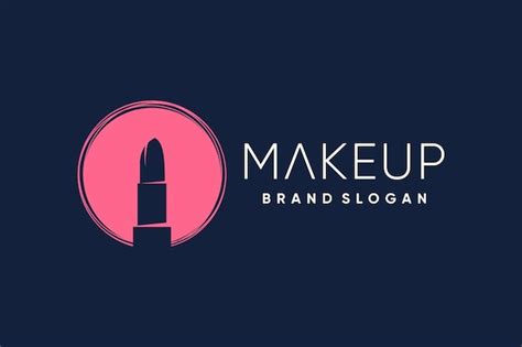 Vector De Diseño De Logotipo De Lápiz Labial Con Idea Creativa Vector