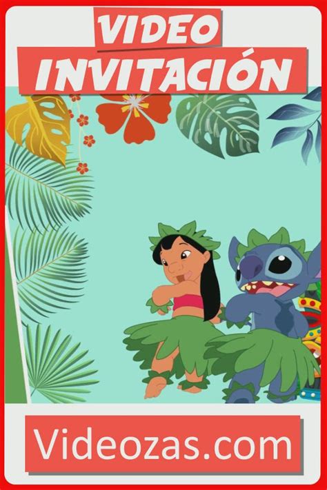 Crear Invitación Digital Gratis Fiesta Sorpresa Lilo Y Stitch