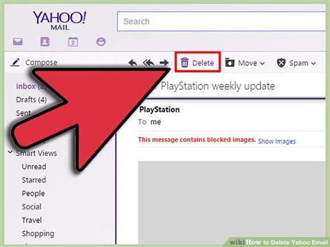 3 Ways To Delete Yahoo Email WikiHow