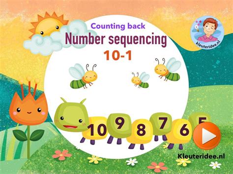 Play Counting Back 10 1 Number Sequencing Terugtellen Van 10 1