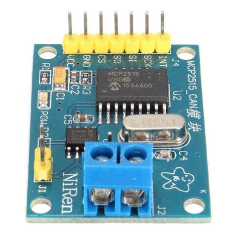 Nxfdsioz 2x Mcp2515 Can Bus Tja1050 Receiver Module Spi Protocol For Arduino Scm 51 Blue Daraz