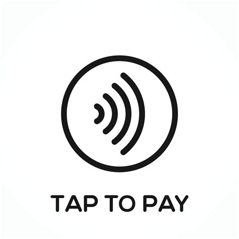 Contactless Nfc Wireless Pay Sign Credit Card Nfc Payment Concept Tap