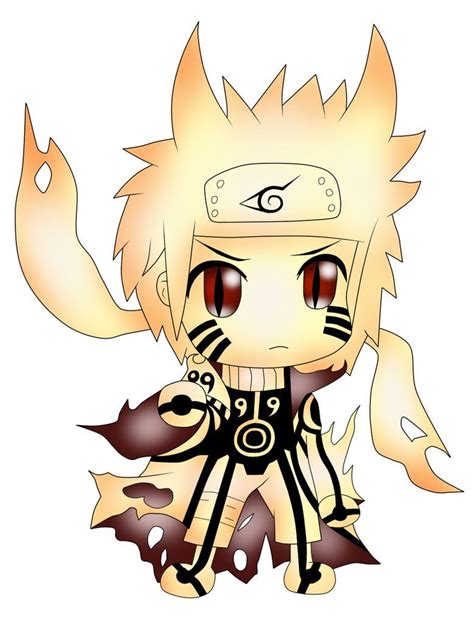 Chibi Naruto In Bijuu Mode Anime Chibi Chibi Naruto Characters Anime