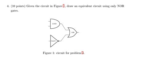 Solved Points Given The Circuit In Figure I Draw An Chegg