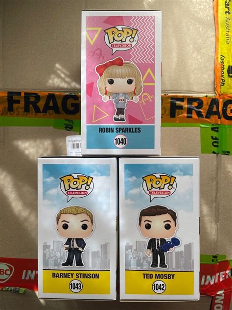 Funko Pop How I Met Your Mother Set Robin Sparkles Ted Mosby Barney