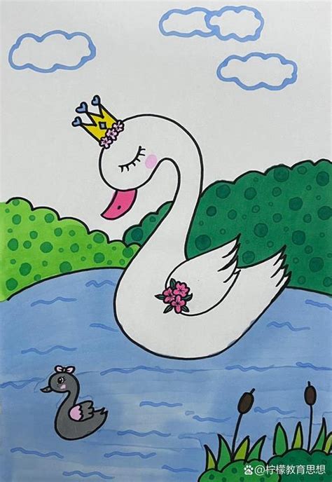 丑小鸭故事里的简笔画 图文怎么画笔画怎么画（15张） 简笔画图片大全