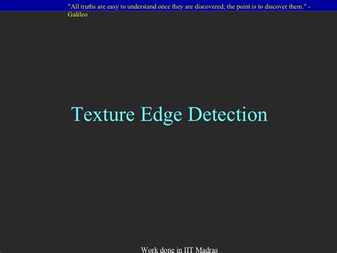 Image Texture Analysis