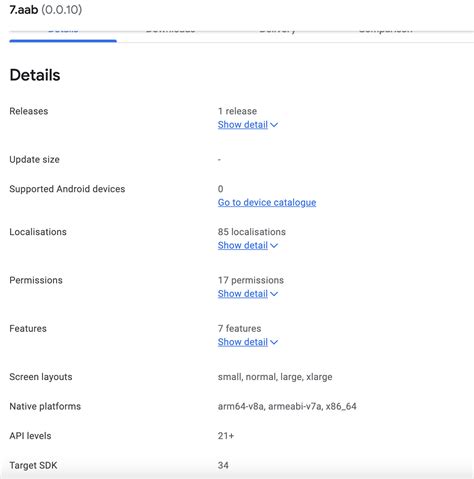 Android Issue With Play Store Compatibility For Flutter App Stack