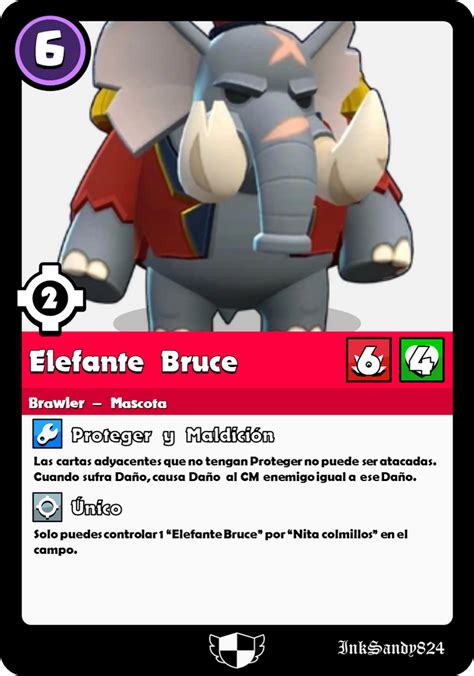 49 Elefante Bruce Brawl Stars Tcg By Inksandy824 On Deviantart