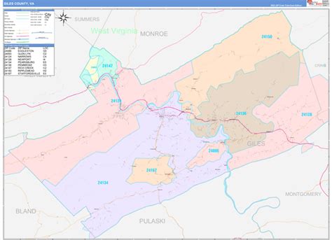 Maps Of Giles County Virginia