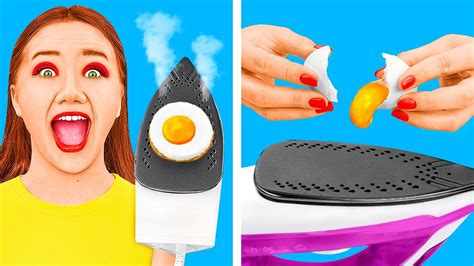 تحدي طبخ مأجورون البيض البسيط تحديات مضحكة Fun Food Youtube