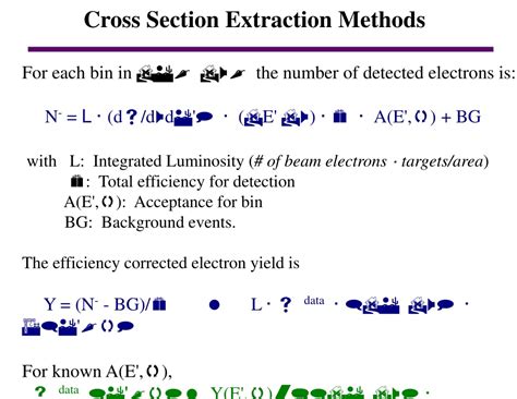 Ppt Extraction Of Inclusive Cross Sections Methods And Applications