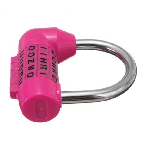 Huanledash Security Lock 5 Letter Code Word Combination Dial Password