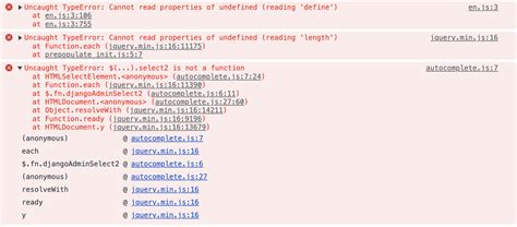 In Admin Interface Autocompletefields Not Working And Triggering
