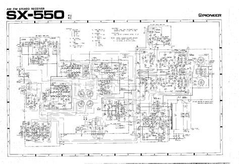 Pioneer Sx 550 Ku Kc Am Fm Stereo Receiver Sch Service Manual Download