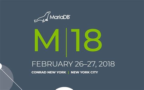 mariadb users conference nyc constellation research inc