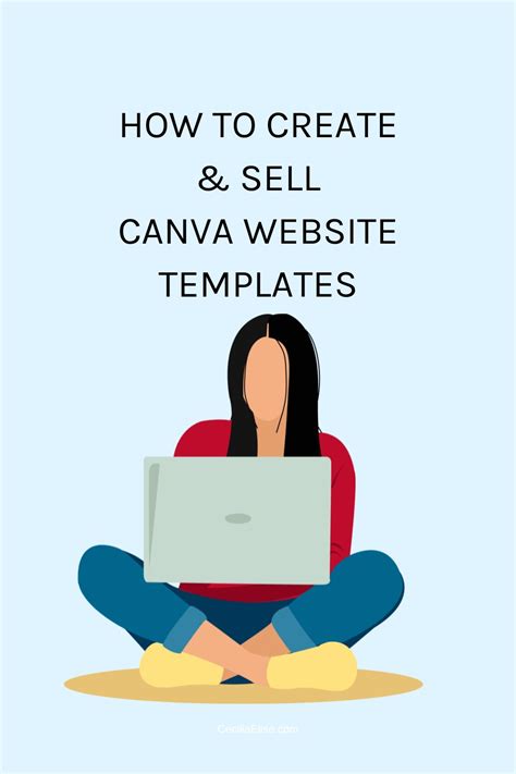 How To Make Money Online With Canva Website Templates CeciliaElise