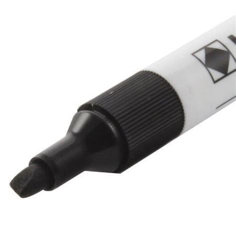 Whiteboard Marker Chisel Tip Black 10 Pack Wx26035 Hunt Office Ireland