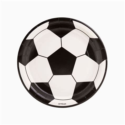 Plato Balón Fútbol Ø 23 Cm Oh Yeah By Partylosophy