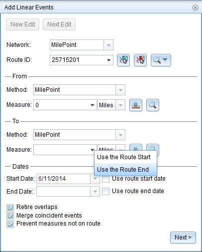Adding Linear Events By Route And Measure—event Editor For Roads And Highways Arcgis Enterprise