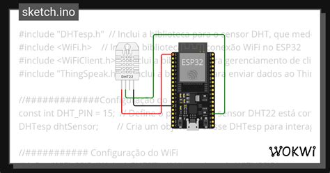 Sensor DHT22 (Temperatura e Umidade) - Wokwi ESP32, STM32, Arduino ...