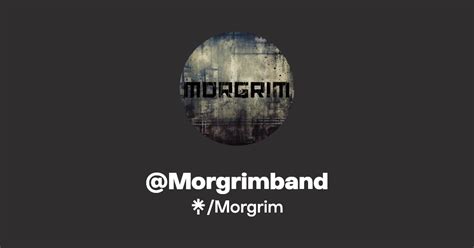 Morgrimband Instagram Facebook Tiktok Linktree
