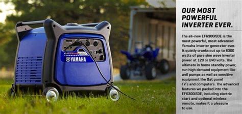 Yamaha EF6300iSE Portable Inverter Silent Generator Lazada