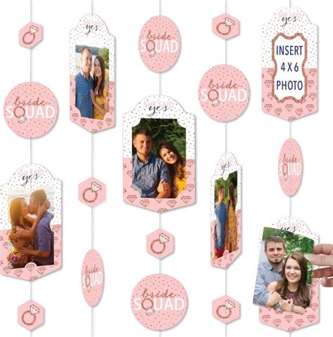Big Dot Of Happiness Bride Squad Rose Gold Bridal Or Bachelorette Party