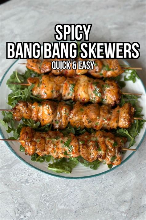 Juicy Bang Bang Chicken Skewers Recipe Easy Majas Recipes Receta