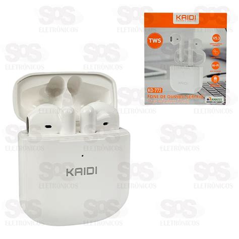 Fone Bluetooth Sem Fio Tws Kaidi Kd