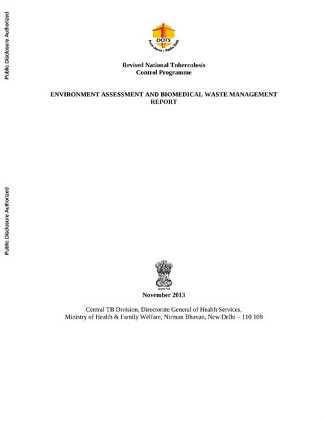 Pdf Revised National Tuberculosis Control Programme · Pdf